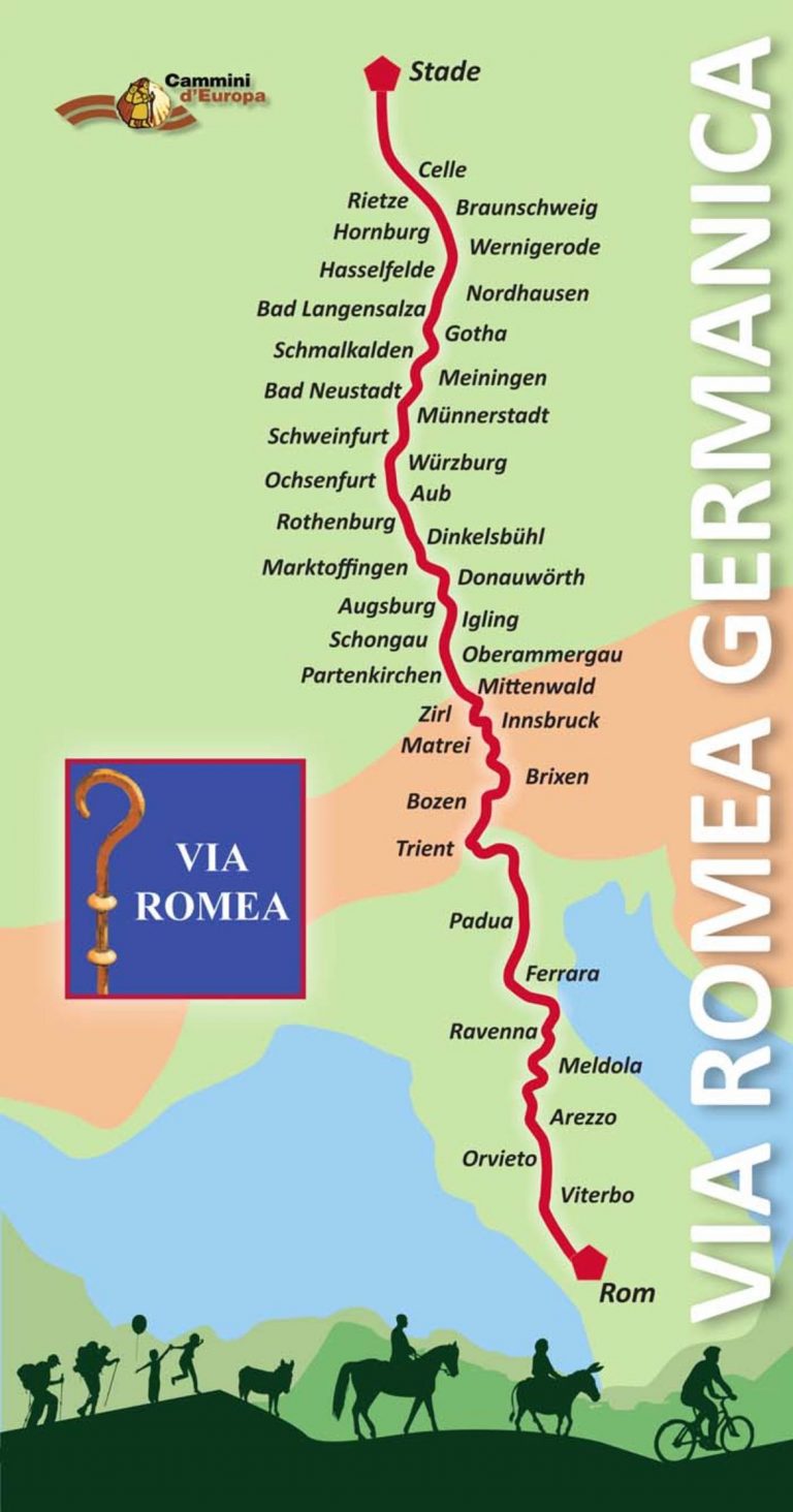 Via Romea Germanica | Pilgerzentrum Rom